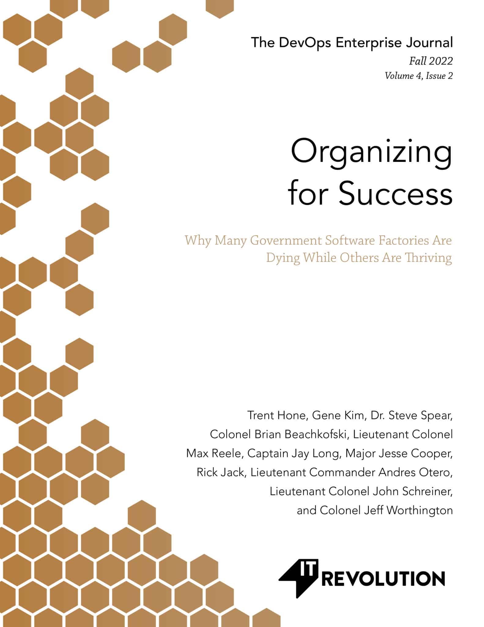 Organizing for Success - IT Revolution