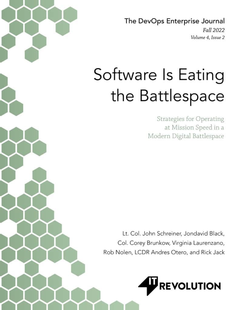Software is Eating the Battlespace - IT Revolution