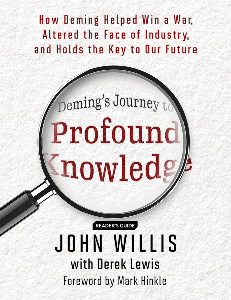 Reader's Guide: Deming's Journey to Profound Knowledge - IT Revolution